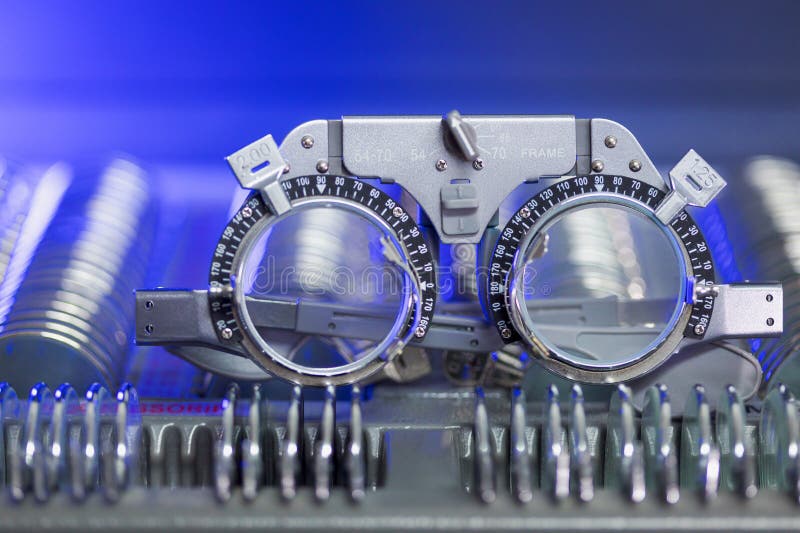 Optometric Frame Measurement Stock Image - Image of eyewear, measure ...