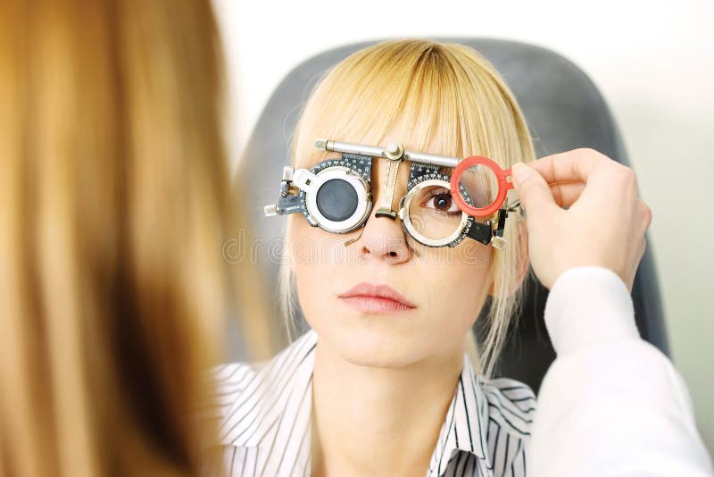 Optometrist stock photo. Image of adult, oculist, people - 22610790