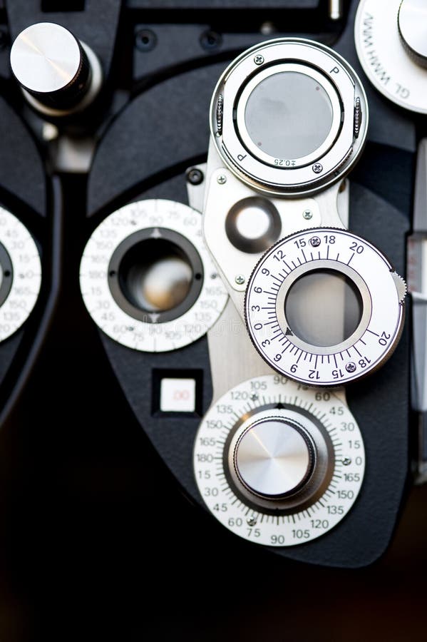Optometrist diopter. stock photo. Image of medical, optician - 22971862
