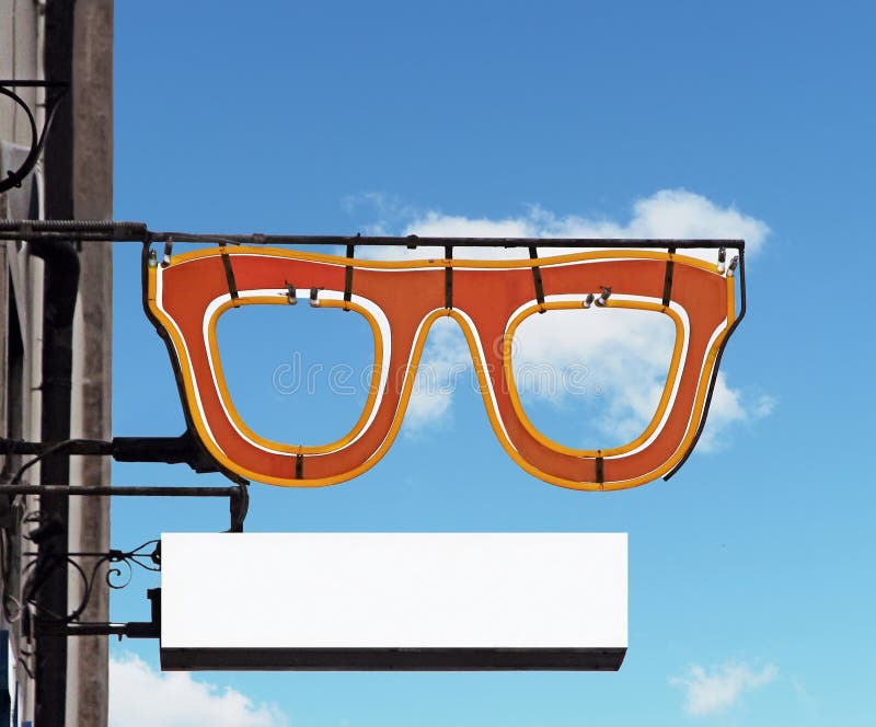 Optometrist Sign stock image. Image of board, advertisment - 47487385