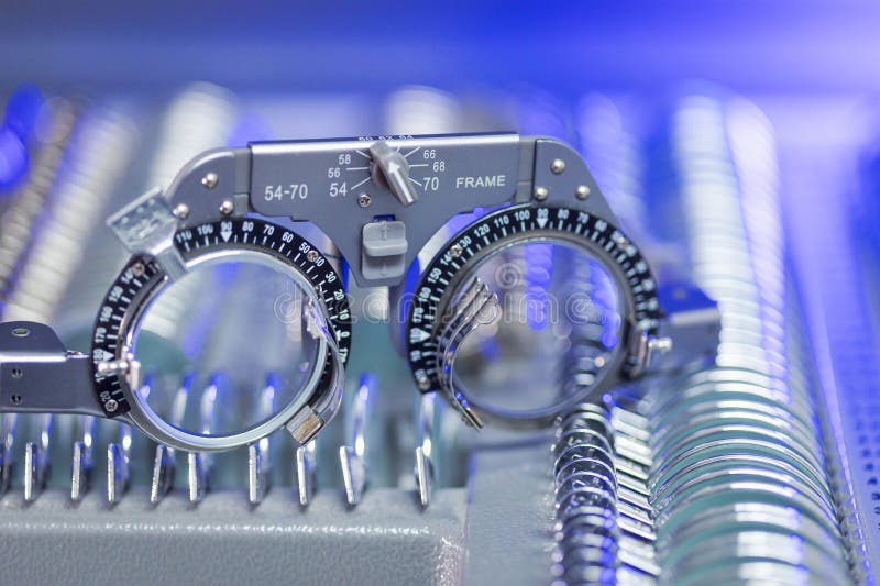 Optometrist trial frame stock photo. Image of ophthalmologist - 308432462