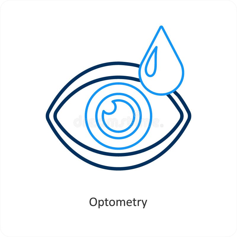 Optometry stock illustration. Illustration of icons - 341718855