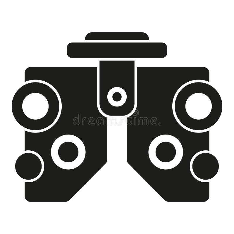 Optometry Device Icon Simple Vector. Eye Test Stock Vector ...