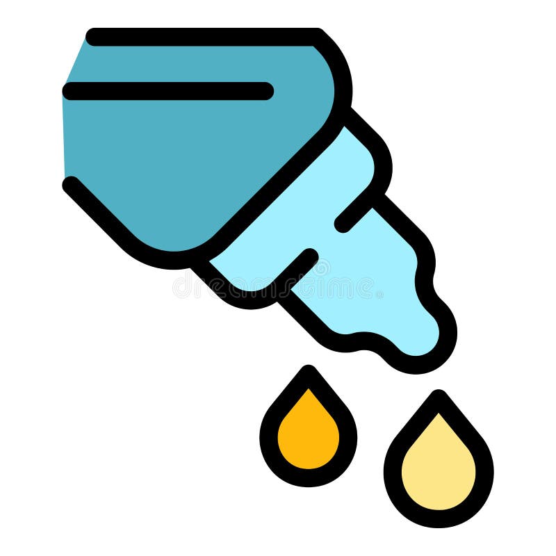 Optometry Eye Drop Icon Color Outline Vector Stock Illustration ... Optometry Eye Drop Icon Color Outline Vector Stock Illustration ...
