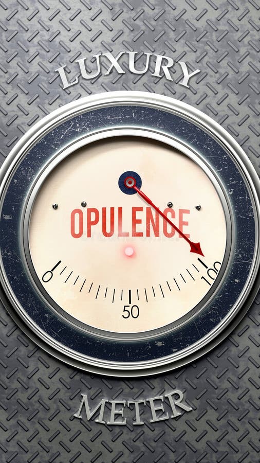 Opulence and Luxury that is Hitting a Full Scale, Showing a Very High ...