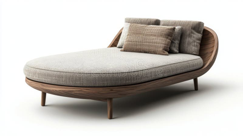 An Opulent Backdrop and a Streamlined Furniture Piece Exemplify Minimalism and Practicality in ...