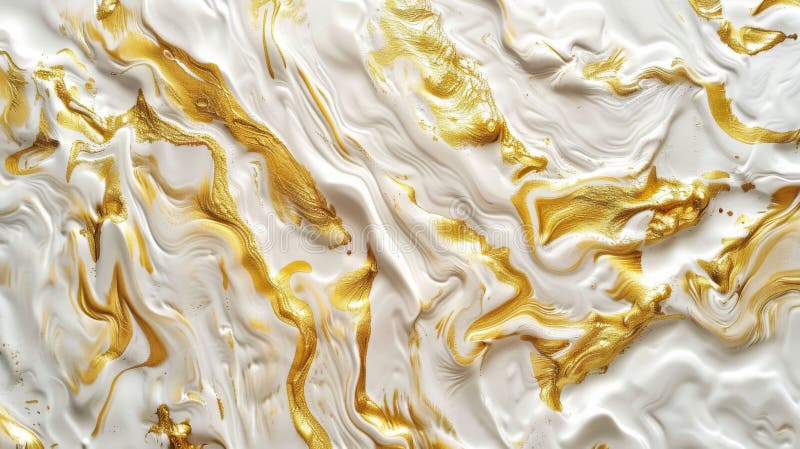 Opulent Gold Foil Textures Creating a Sense of Luxury on a White ...