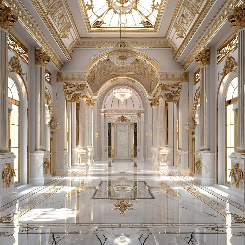 A Grand, Opulent Space with Natural Light, Vaulted Ceiling, Polished ...