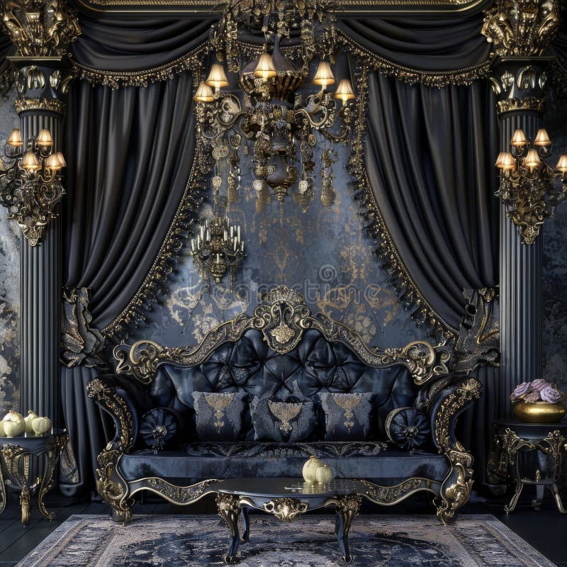 Opulent Mockup Setup Featuring Lavish Decoration for a Glamorous Look ...
