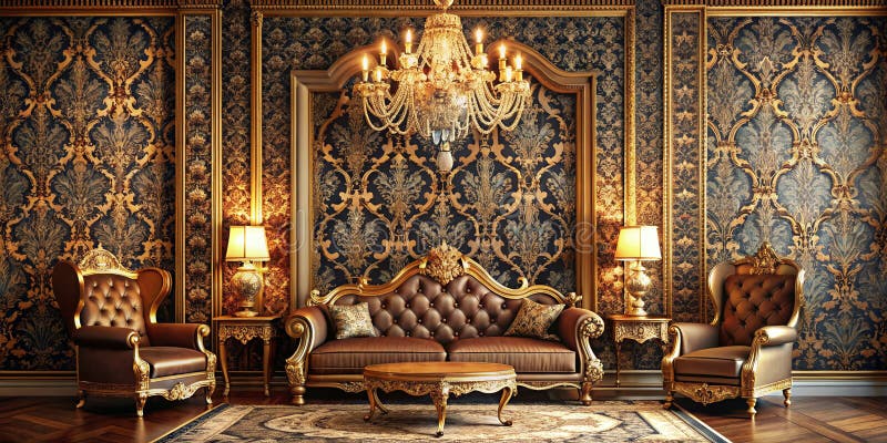 Opulent Patterns Adding Luxurious Elegance To Spaces AI Generative ...