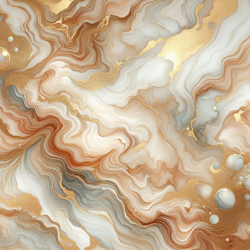 Opulent Patterns: Gold Marble Background, Generative AI. Stock ...