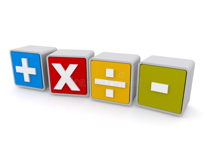 Opérations mathématiques image stock. Image du science - 30473599