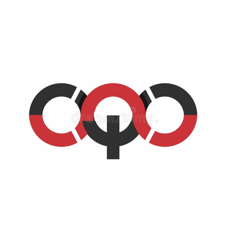 OQO, OQC, CQC Initials Modern Technology Logo and Vector Icon Stock ...
