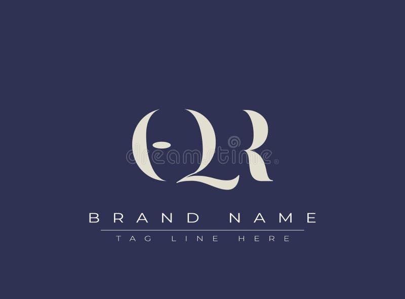 OQQ Abstract Letter Logo Design Stock Vector - Illustration of ...
