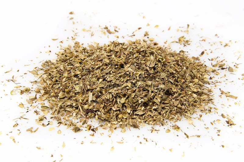 Oregano Seco En Una Cuchara Foto de archivo - Imagen de hierba, secado ...