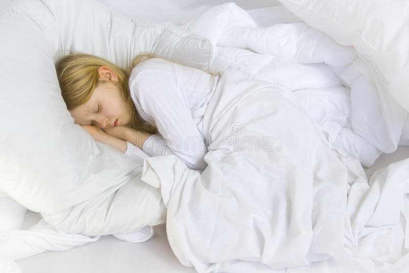 Ora di andare a letto fotografia stock. Immagine di resto - 5485738