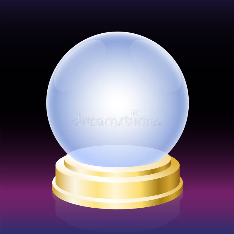 Oracle Crystal Ball stock vector. Illustration of ball - 84875493