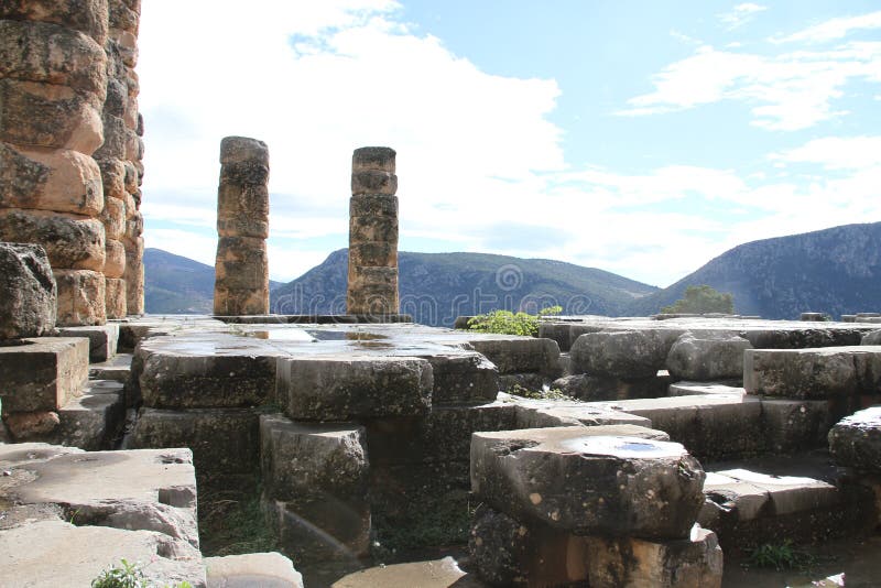 Oracle at Delphi, stock photo. Image of alexander, greece - 107864952