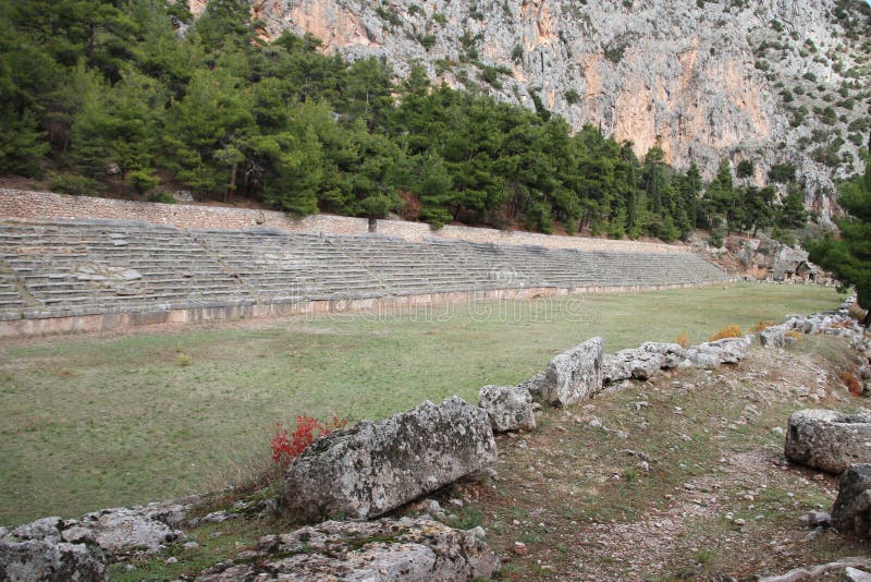 Oracle at Delphi, stock image. Image of landscape, oracle - 107879735