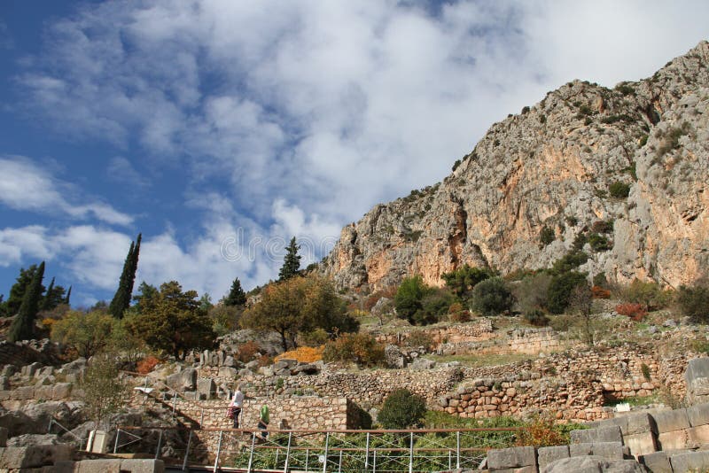 Oracle at Delphi, editorial image. Image of city, ruins - 107864920