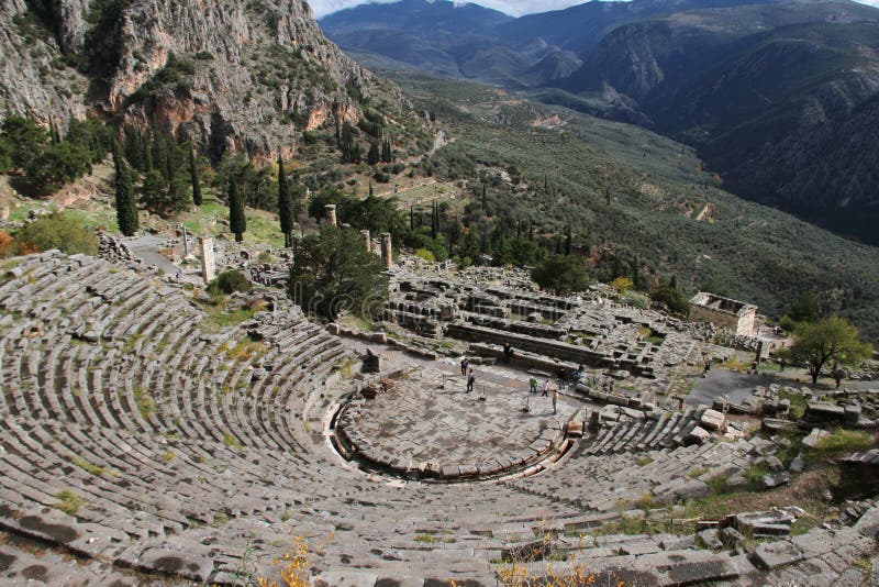 Oracle at Delphi, stock image. Image of alexander, landmark - 107865225