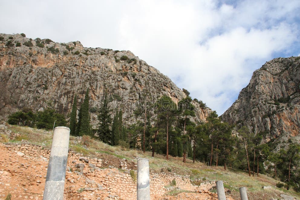 Oracle at Delphi, stock image. Image of greek, oracle - 107879475