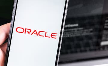 Computer Screen Oracle Logo Stock Photos - Free & Royalty-Free Stock ...