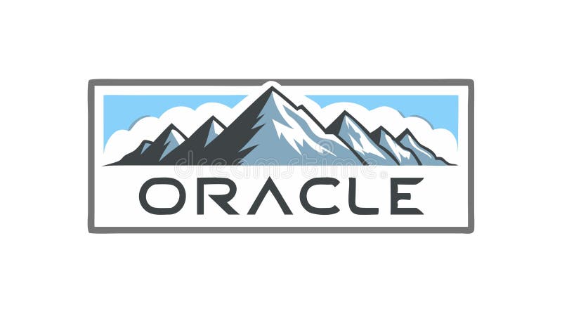 Oracle Mountain Logo, Strength Data Intelligence, Vector Design ...