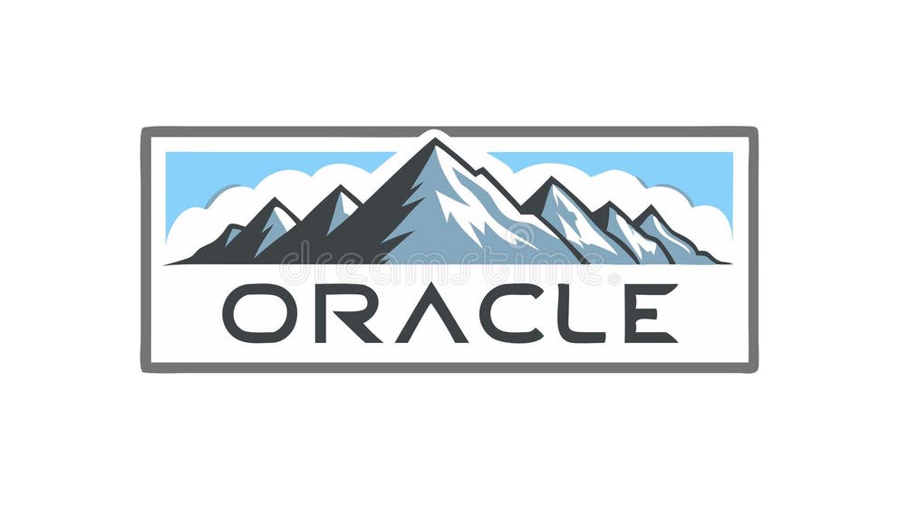 Oracle Mountain Logo, Strength Data Intelligence, Vector Design ...