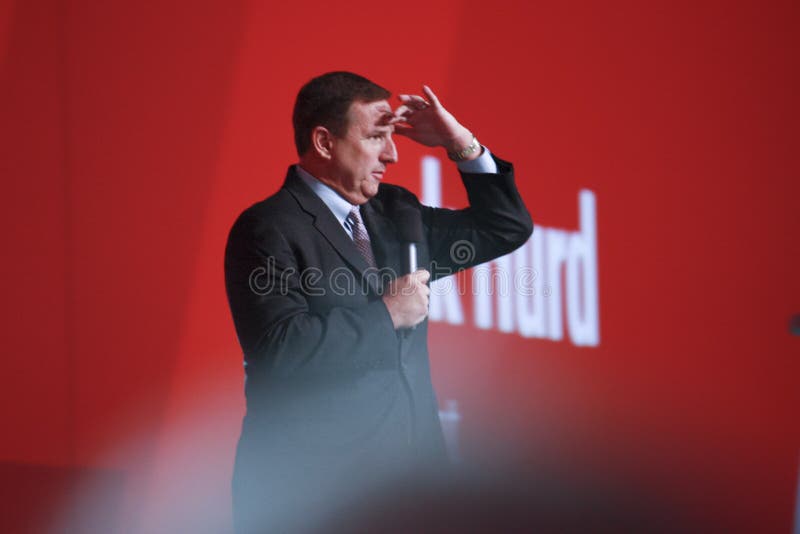 Oracle president Mark Hurd editorial stock photo. Image of oracle ...