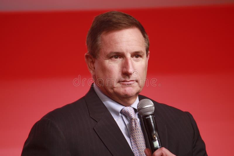 Oracle president Mark Hurd editorial photography. Image of conference ...