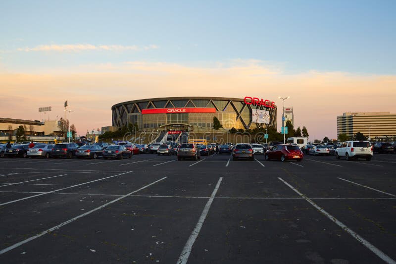 Oracle stadium, Oakland editorial stock image. Image of stadium - 88682804