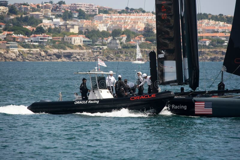 Oracle Team editorial photography. Image of knots, portugal - 20744067