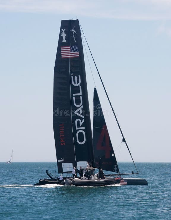 Oracle Team editorial stock image. Image of catamaran - 20744084
