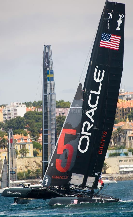 Oracle Team editorial photography. Image of sailboat - 20744142
