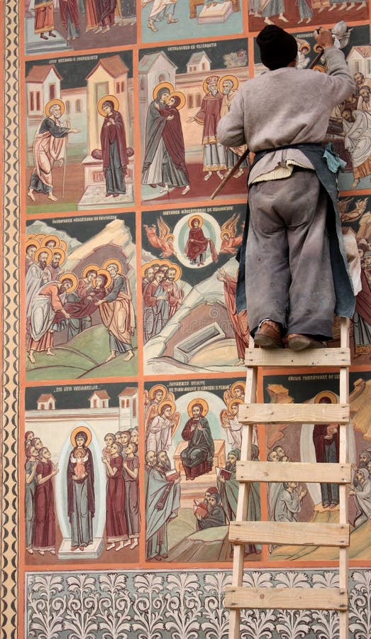Painter of Orthodox Churches Editorial Photography - Image of orthodox ...