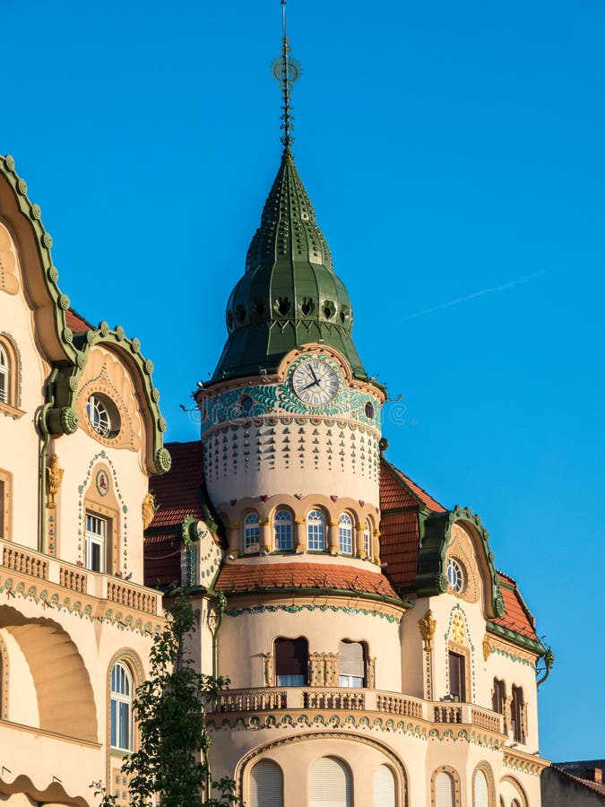 Oradea City Center Union Square Iconic Building Stock Image - Image of ...