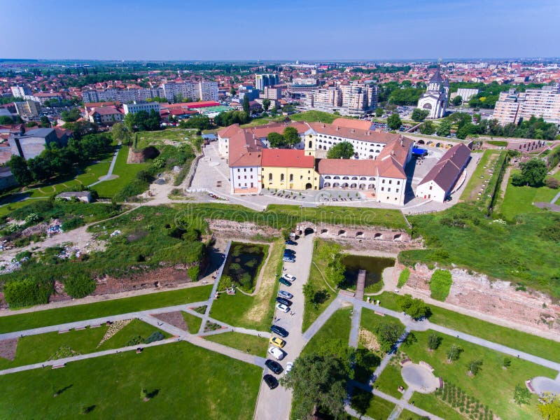 Oradea Fortress As Seen from a Above Stock Photo - Image of citadel ...
