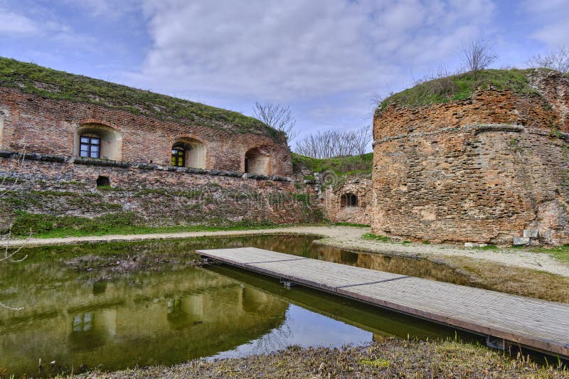 Oradea Fortress Walls editorial image. Image of river - 271606755