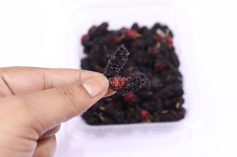 Oraganic Healthy Mulberry Juice on White Background Stock Photo - Image ...