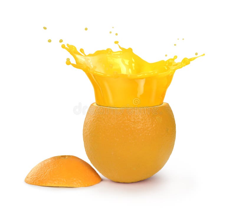 Orange juice splash stock photo. Image of nature, medicine - 20433952