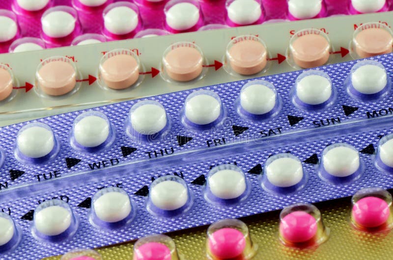 Oral contraceptive pills. stock photo. Image of estrogen - 49854028