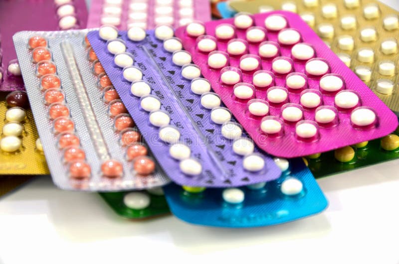 Oral contraceptive pills. stock photo. Image of overweight - 66710968