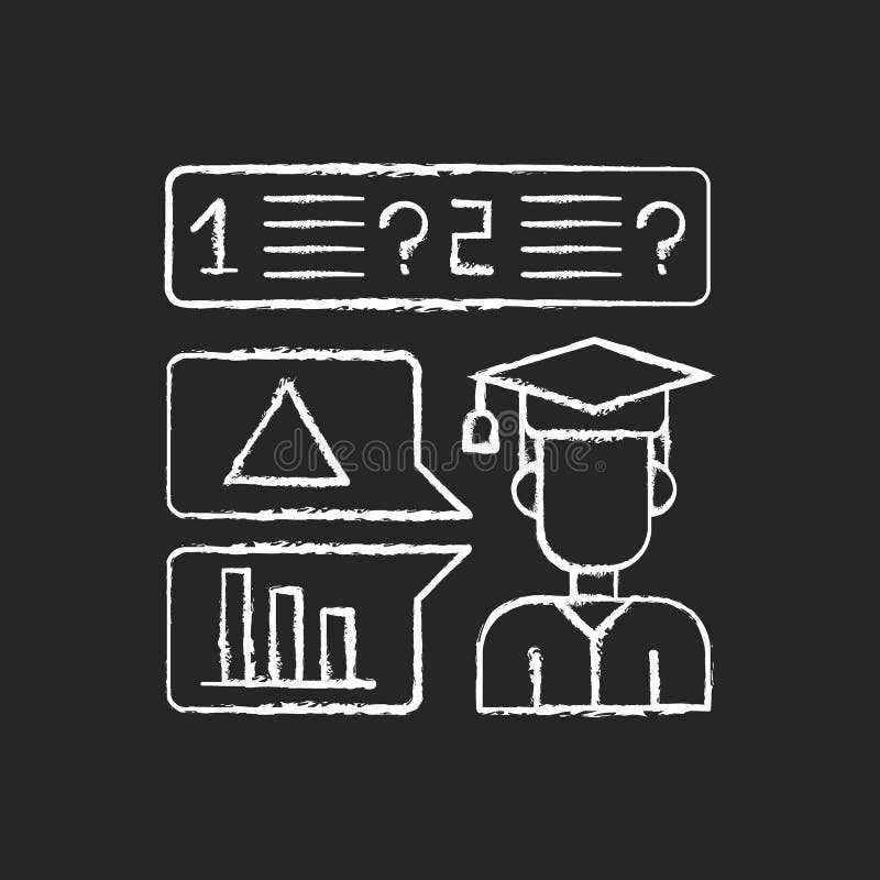 Oral exam icon stock vector. Illustration of form, pack - 197247543