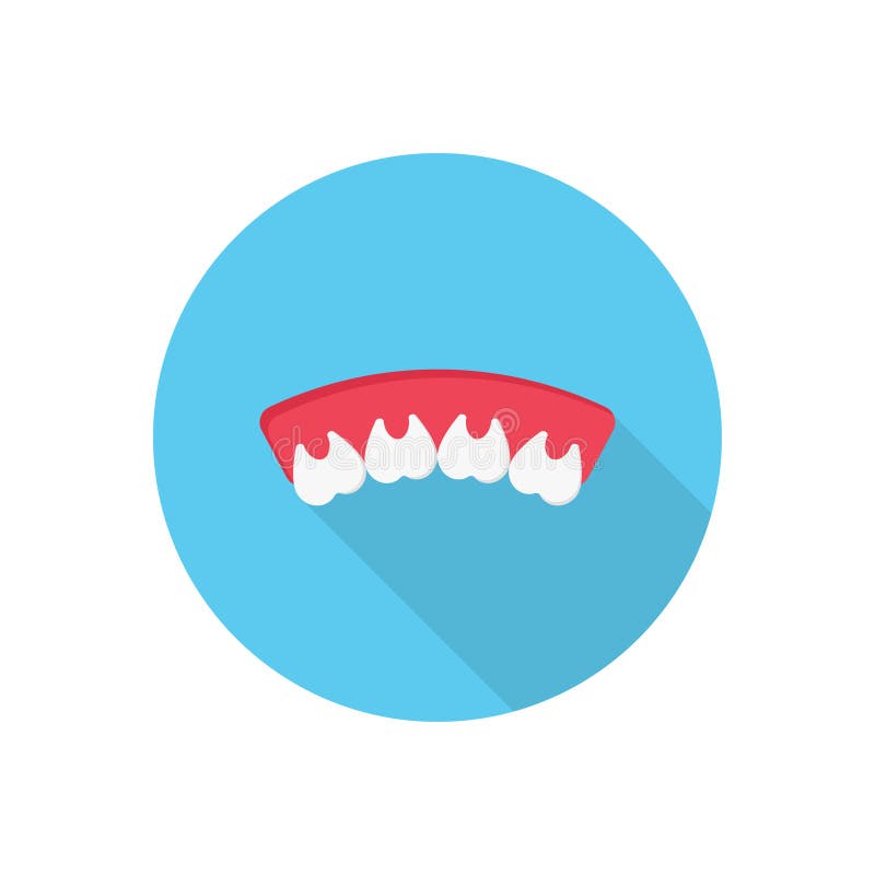 Oral Vector Flat Colour Icon Stock Vector - Illustration of medical ...