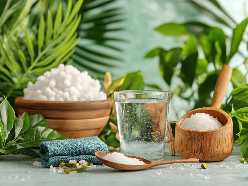 Oral Rehydration Salts: Rehydration Formula with a Glass of Water and ...