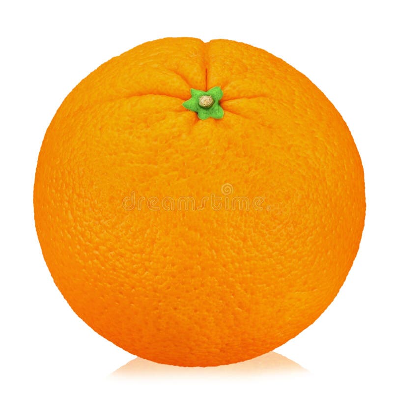 Orang Fruit Isolate. Orange Isolated on White Stock Image - Image of ...