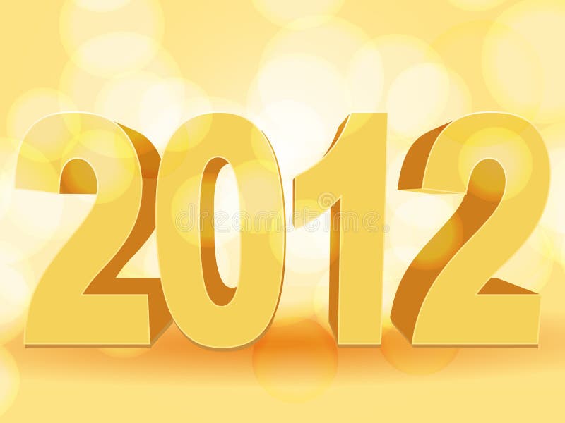 Orange 2012 stock vector. Illustration of graphic, numbers - 22488470