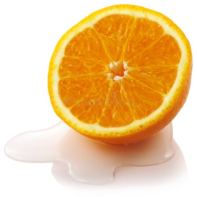 Orange juice drop stock photo. Image of slice, food, piece - 3737608