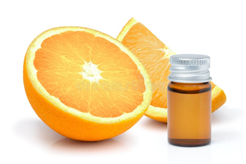 Orange Essential Citrus Oil Stock Photo - Image of isolated, citrus ...